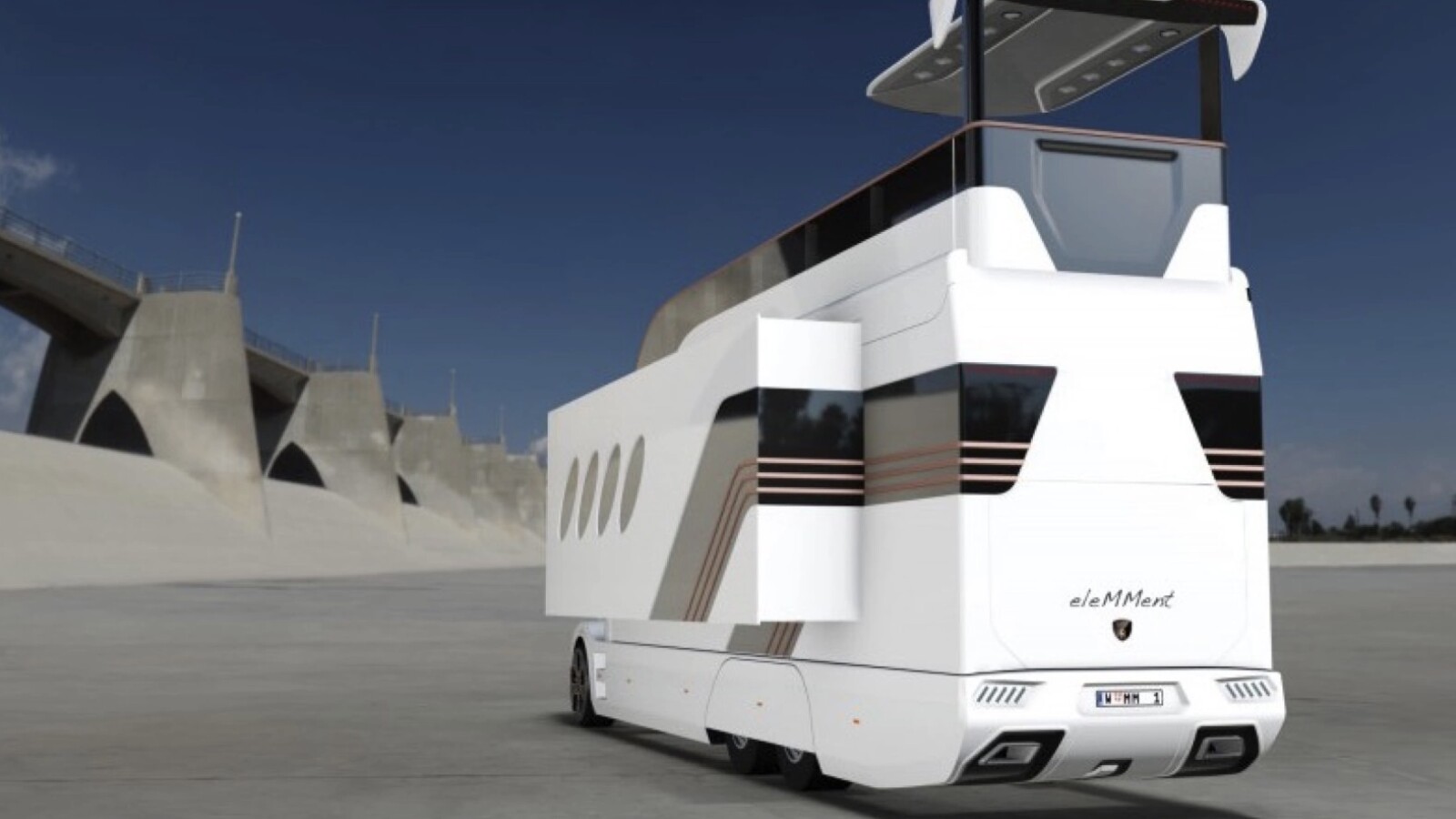 Blick ins Luxus-Wohnmobil: Der eleMMent Palazzo schießt den Vogel ab ...