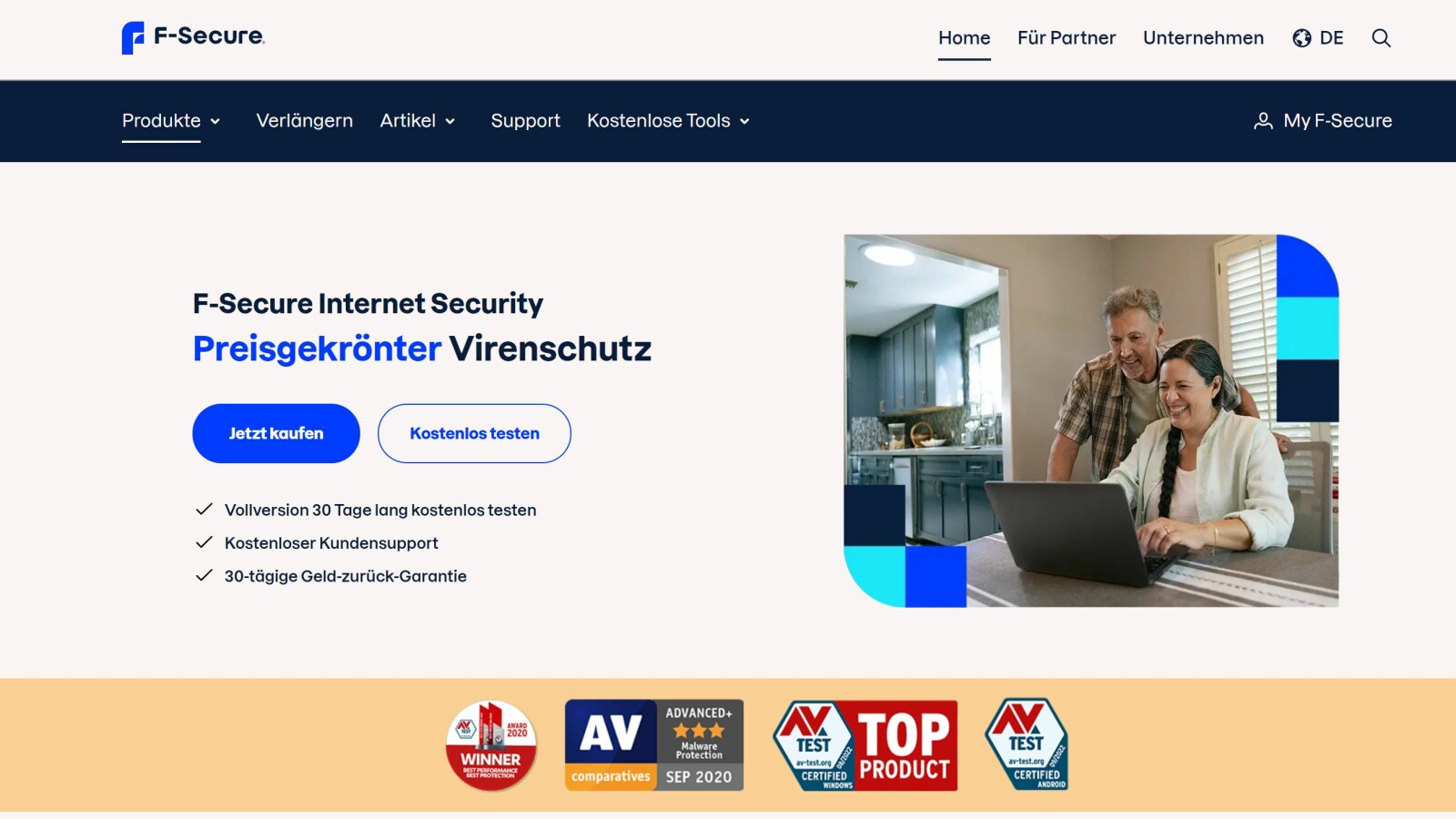 F-Secure Internet Security im Test: Solides Antivirenprogramm mit ...
