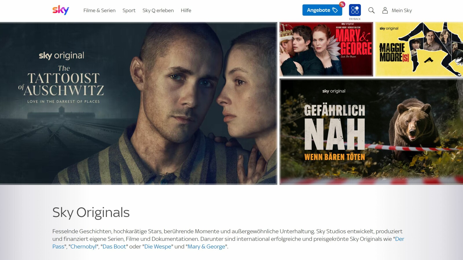 Sky Originals: Diese Serien, Filme und Dokumentationen gibt es nur bei ...