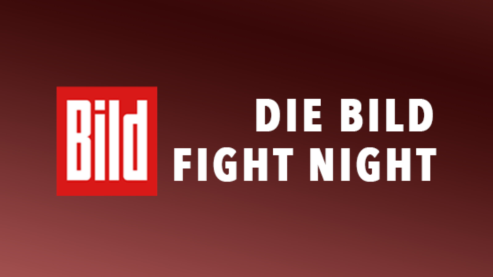 Die BILD Fight Night: So seht ihr die Bild-Sportshow im TV und Stream ...