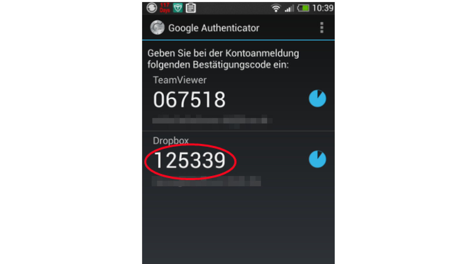 Dropbox-Login in zwei Schritten mit Google Authenticator einrichten ...
