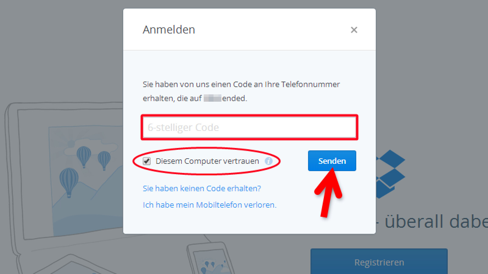 Dropbox mit zweistufiger Überprüfung per SMS-Code absichern | NETZWELT