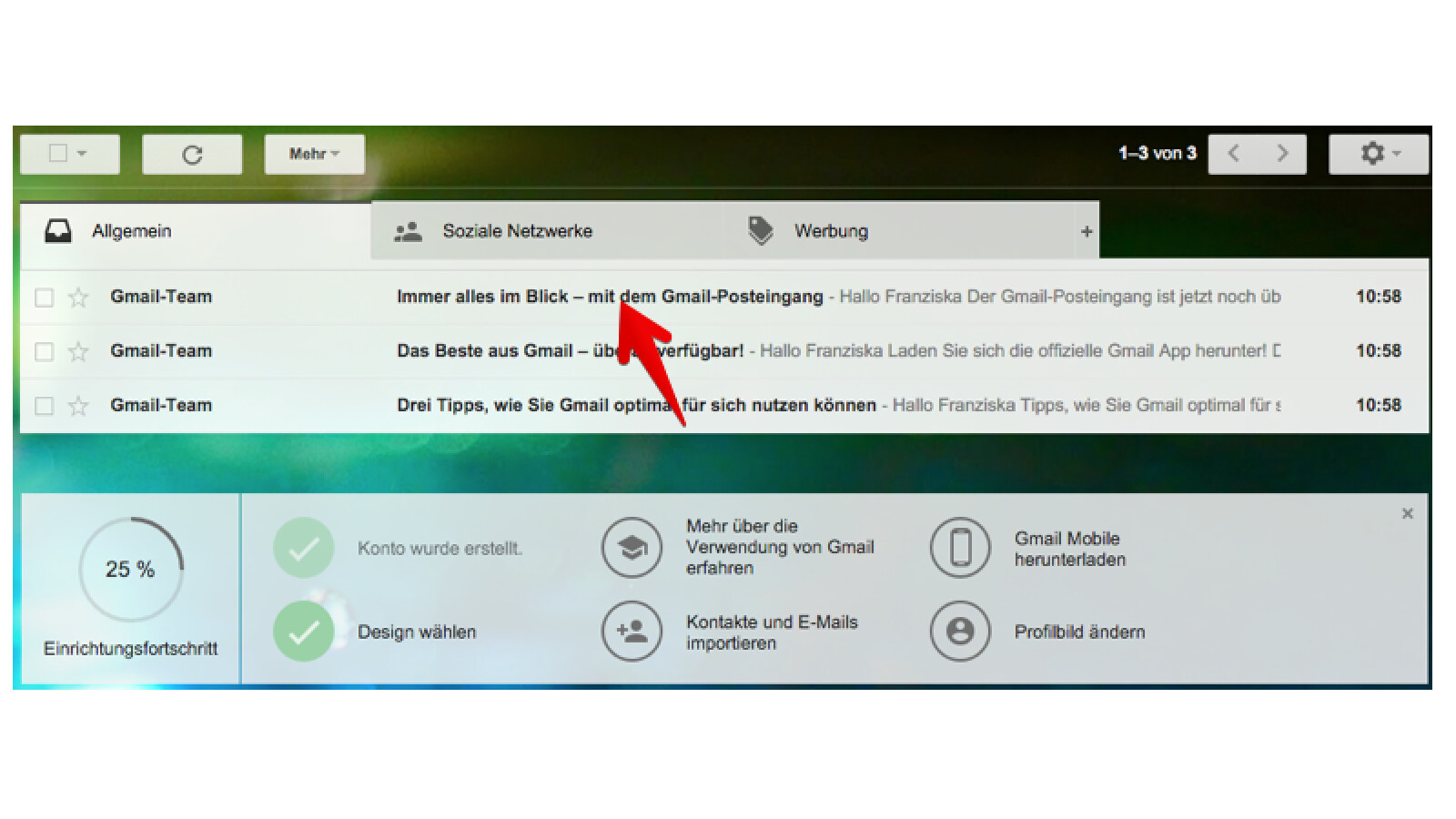 Grundfunktionen in Gmail | NETZWELT