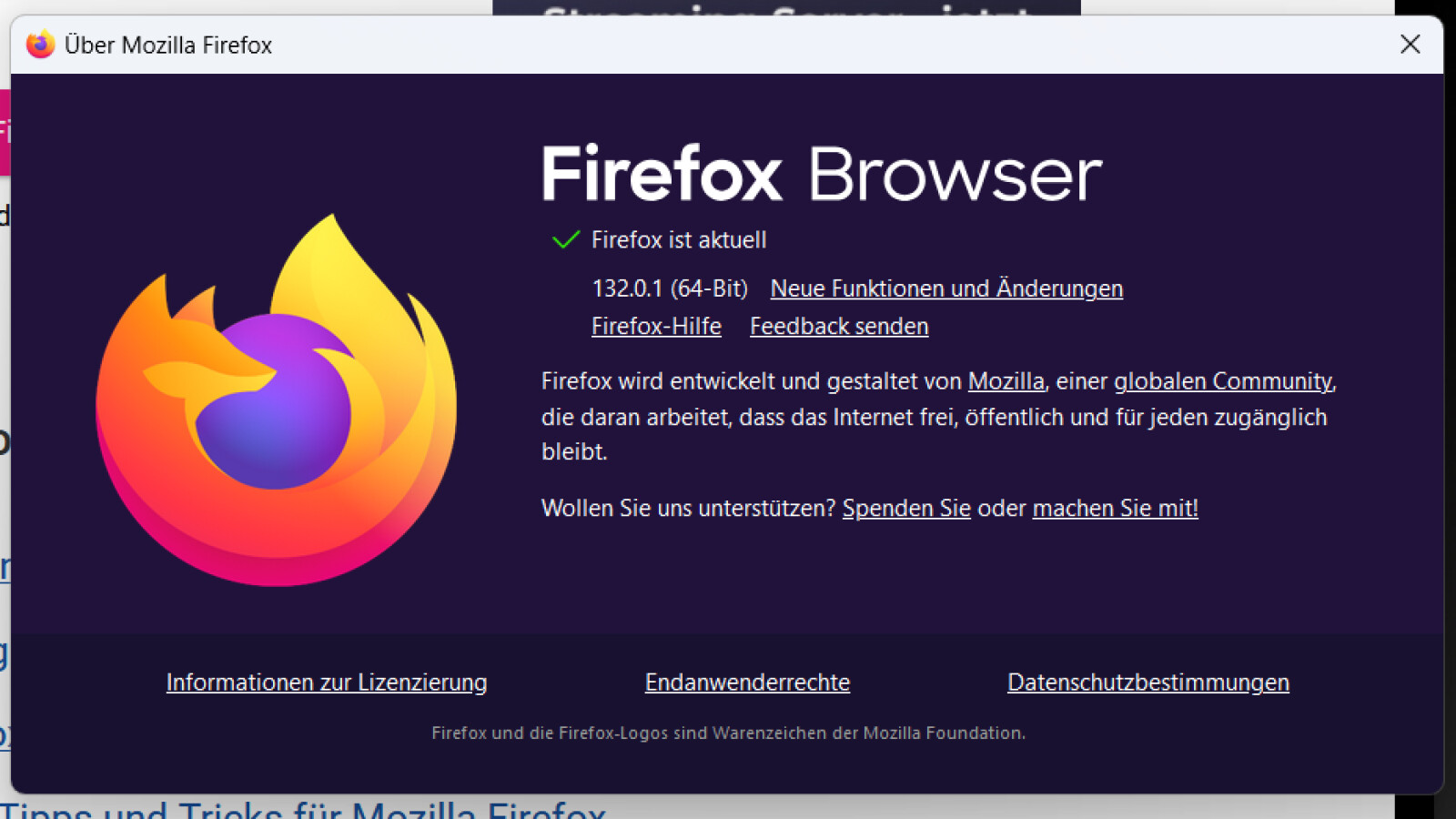 Mozilla Firefox: So findet ihr heraus, welche Version installiert ist ...