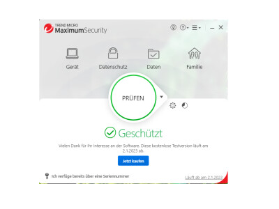 Trend Micro Maximum Security im Test: Antivirenprogramm mit ...