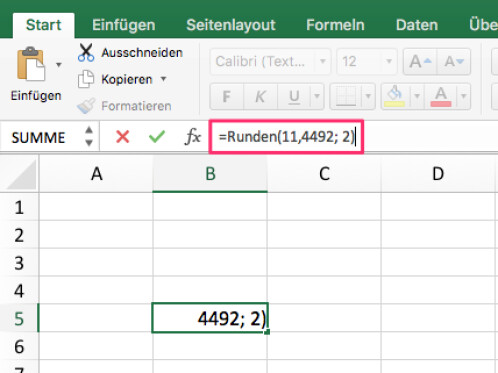 Microsoft Excel: So rundet ihr Zahlen in der Tabellenkalkulation auf ...