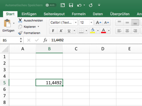 Microsoft Excel: So rundet ihr Zahlen in der Tabellenkalkulation auf ...
