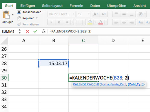 Microsoft Excel: So ruft ihr die Kalenderwoche eines Datums ab - NETZWELT