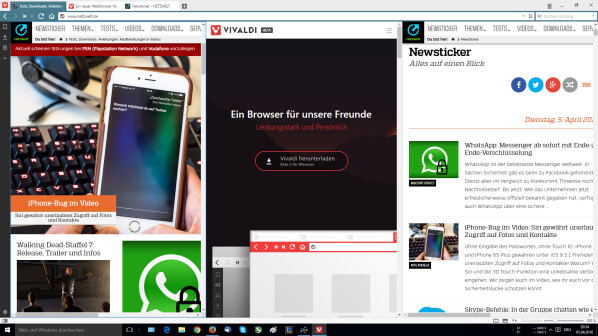 Vivaldi: Tile Tabs, Mülltone, Paneel: Spannende, neue Funktionen - NETZWELT