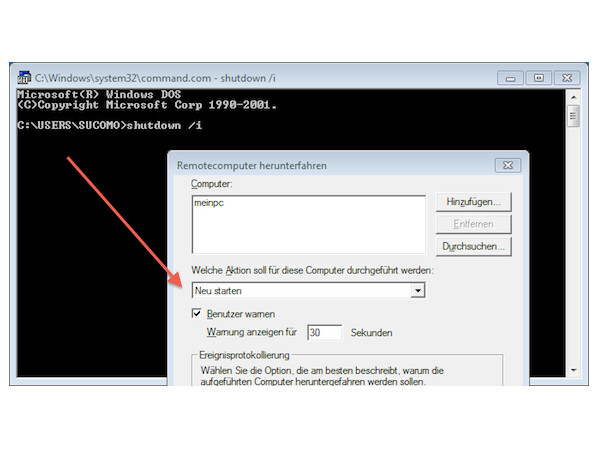 Herunterfahren und Neustarten aus der Ferne - NETZWELT