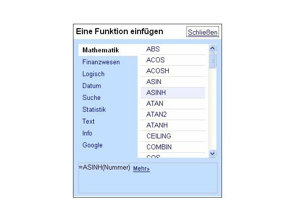 Google Docs: Viele Formeln und Funktionen | NETZWELT