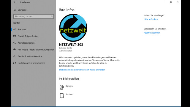Windows 11/10: So ändert ihr euer Profilbild | NETZWELT