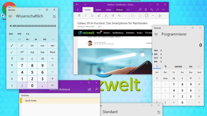 Gadgets & Widgets für den Desktop: Programme ablegen - NETZWELT