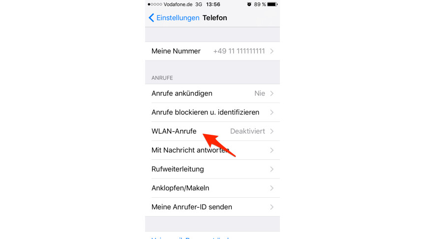 Apple iOS: So telefoniert ihr über WLAN - NETZWELT