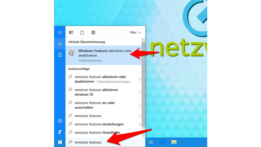 Linux Subsystem Aktivieren