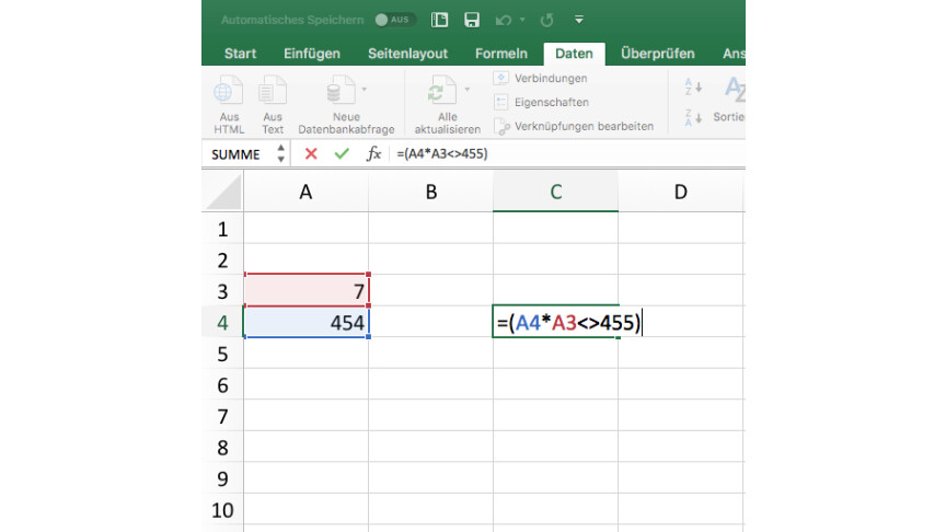 Microsoft Excel: So arbeitet ihr mit Ungleich-Funktionen | NETZWELT