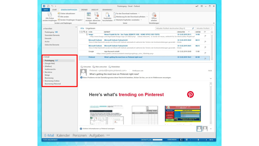Outlook: So richtet ihr im Mailer Konten von GMX, Web.de & Gmail ein | NETZWELT
