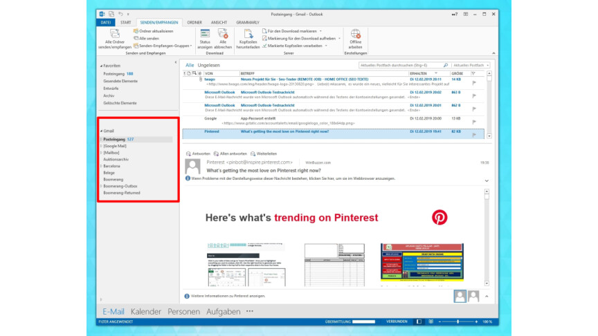 Outlook: So richtet ihr im Mailer Konten von GMX, Web.de & Gmail ein | NETZWELT