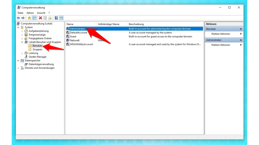 Windows 11/10: So könnt ihr das versteckte Administrator-Konto ...