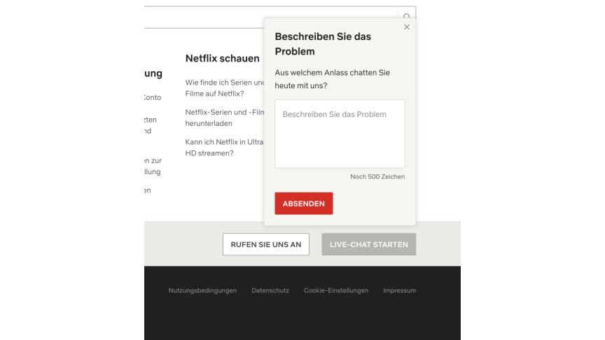 Netflix Kontakt: So erreicht ihr den Support per Hotline oder Mail ...