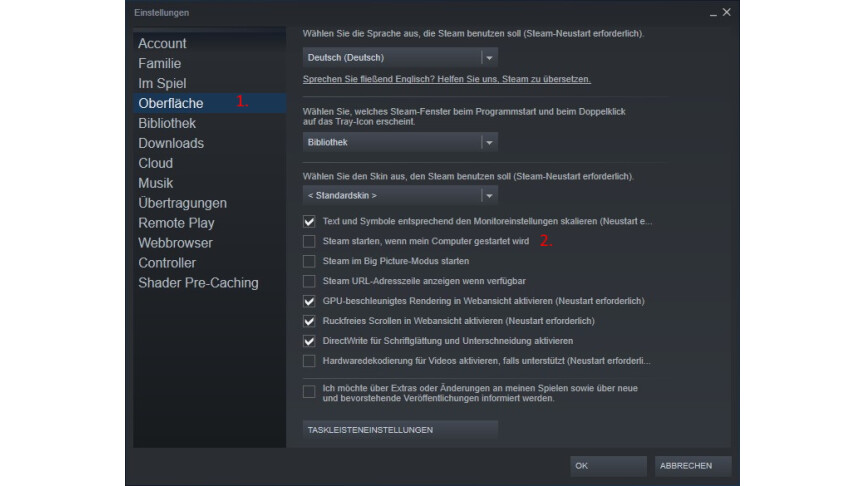 Steam: So deaktiviert ihr den Autostart | NETZWELT