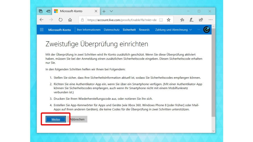 Microsoft-Konto: So aktiviert ihr die 2-Faktor-Authentifizierung | NETZWELT