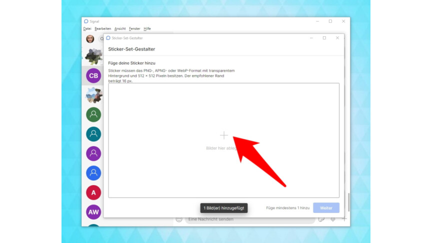 Signal: So nutzt ihr eigene Sticker und externe Stickersammlungen ...