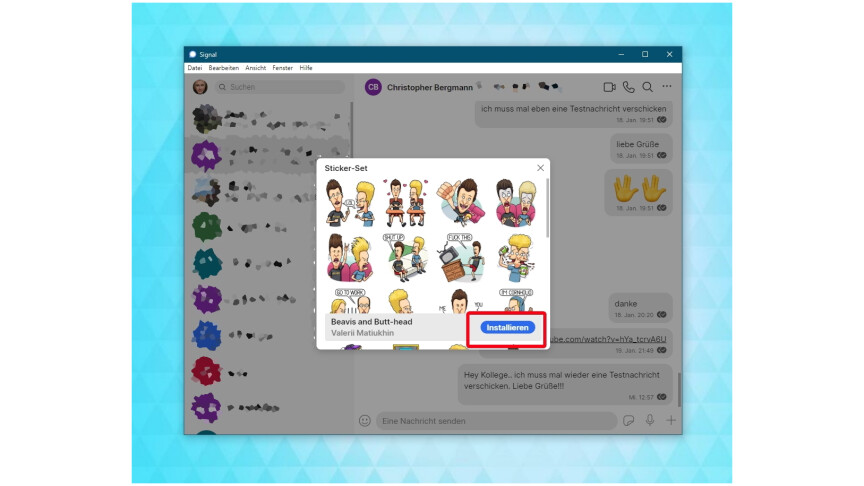 Signal: So nutzt ihr eigene Sticker und externe Stickersammlungen ...