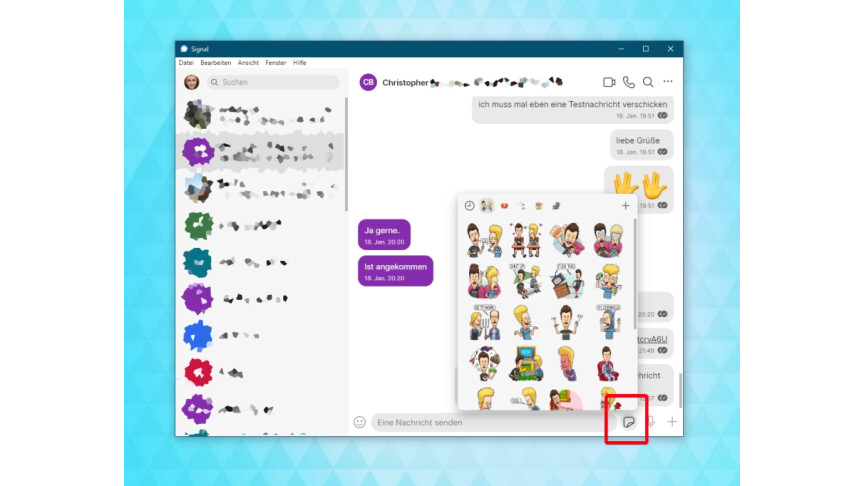Signal: So nutzt ihr eigene Sticker und externe Stickersammlungen ...