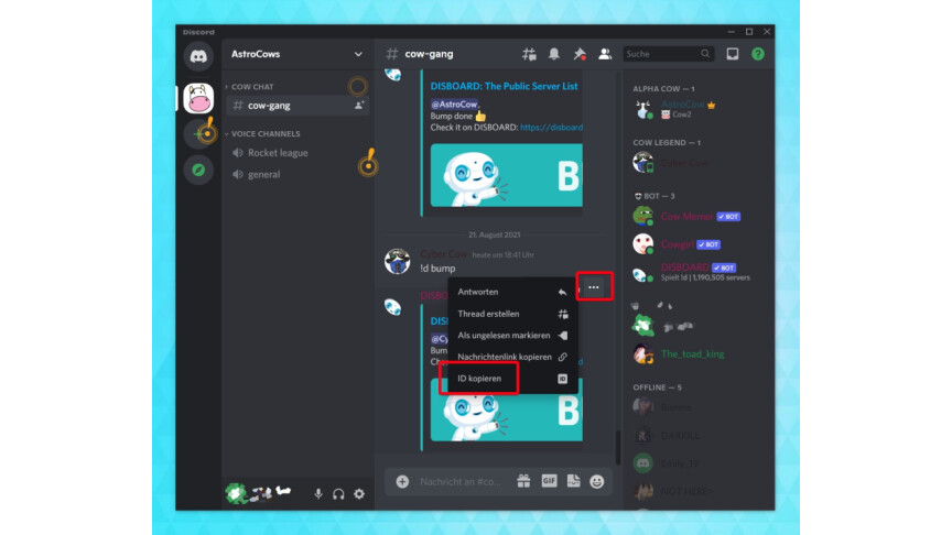 Discord: User-, Server-, Channel- und Message-ID finden - So geht´s ...