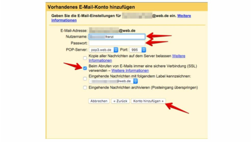 Gmail: So könnt ihr eine E-Mail-Adresse hinzufügen und Kontos anderer Dienste nutzen | NETZWELT
