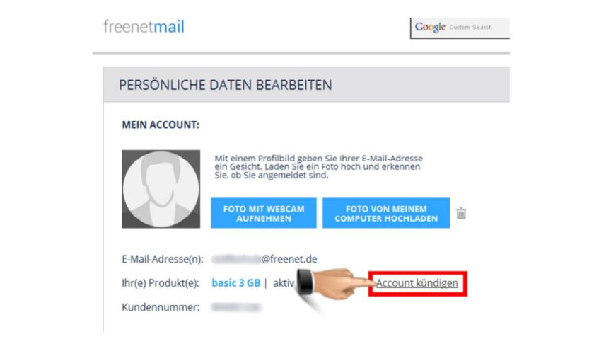 Freenet Mail: So löscht ihr euren Account mit allen privaten Daten ...