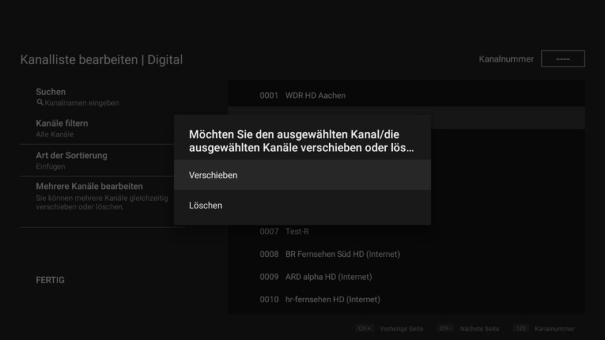 Sony TV: Programmliste neu sortieren - so ordnet ihr eure ...
