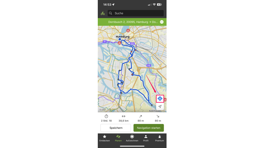 Komoot: So öffnet ihr die Legende in der Touren-App | NETZWELT