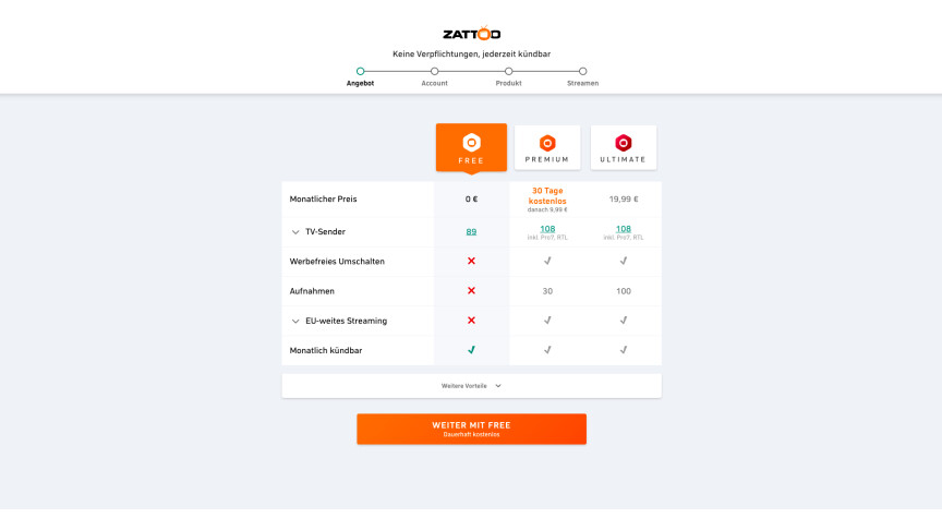 Zattoo: Registrieren und anmelden - so erstellt ihr euch einen Account | NETZWELT