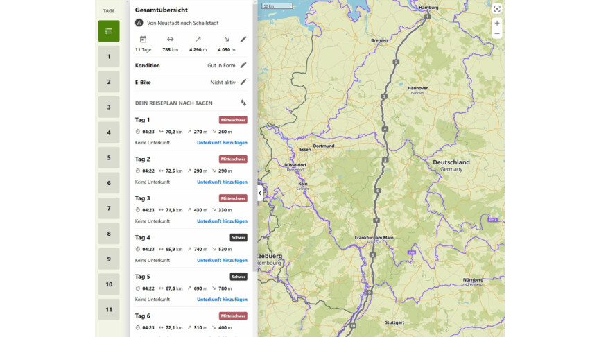 Komoot: So plant ihr Mehrtagestouren zum Wandern oder Radfahren | NETZWELT