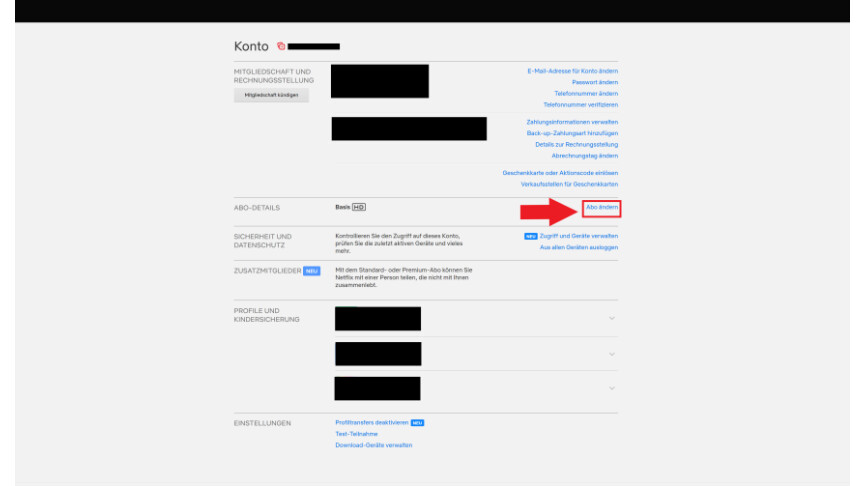 Netflix Abo ändern: So wechselt ihr zwischen den einzelnen Abonnements ...