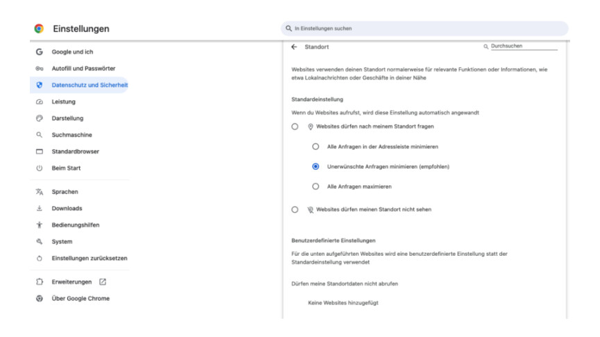 Google Chrome: So ändert ihr die Standorteinstellungen des Browsers ...