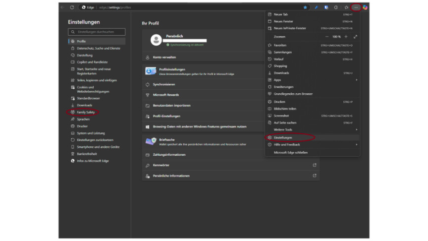 Microsoft Edge: Kindersicherung aktivieren - so geht's mit Microsoft ...