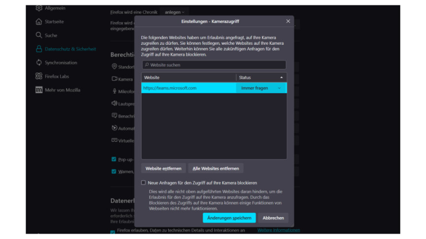 Mozilla Firefox: Berechtigungen für Webseiten ändern - so geht's | NETZWELT