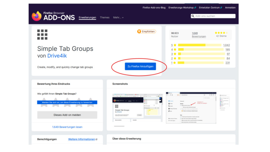 Mozilla Firefox: Tabs gruppieren und verwalten - so geht’s | NETZWELT