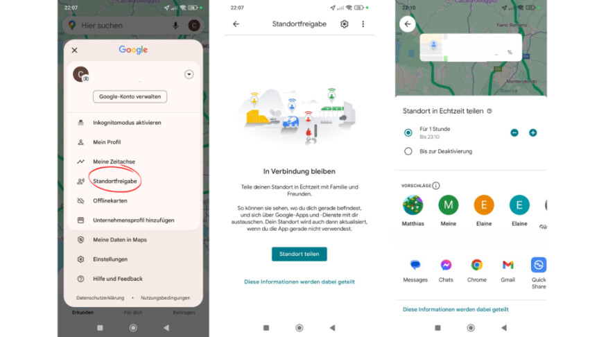 Google Maps: Standort mit anderen Personen teilen - so geht's | NETZWELT