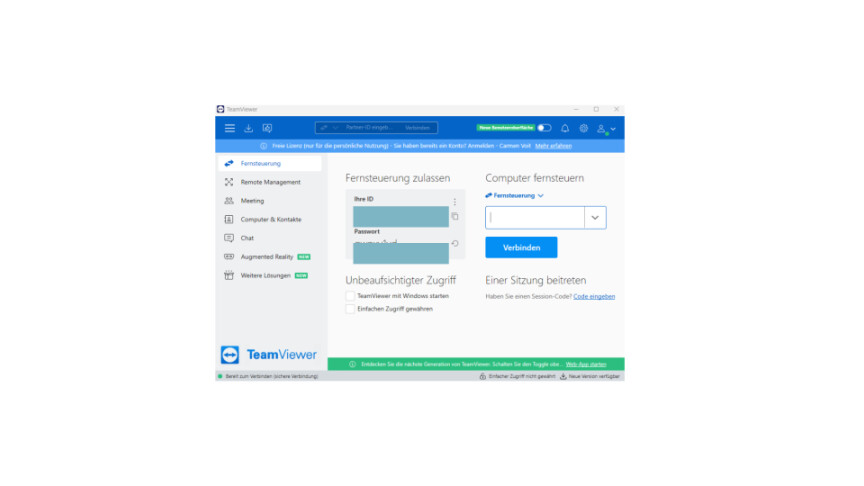 Windows 11/10: Fernwartung mit TeamViewer - so beseitigt ihr Probleme bei Freunden und Familie ...