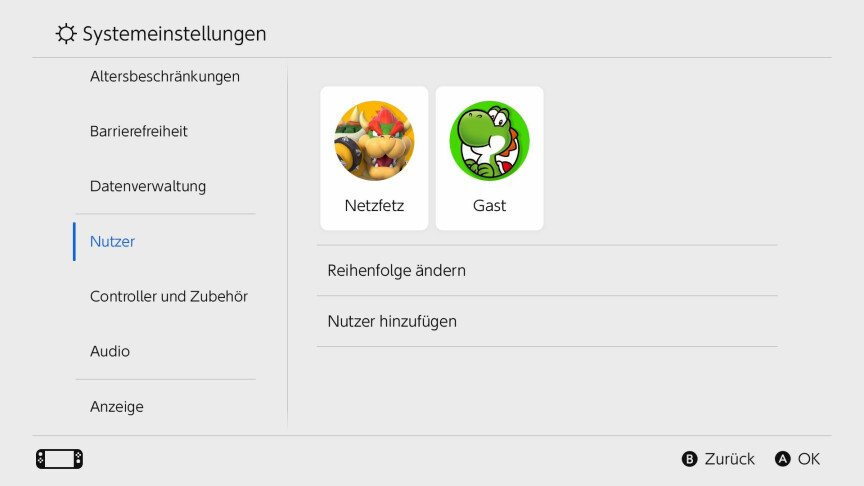 Nintendo Switch 2: So legt ihr ihr einzelne Profile für mehrere Nutzer ...