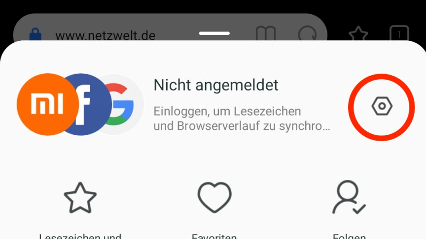 Elegantes Mi Browser Deaktivieren Bild