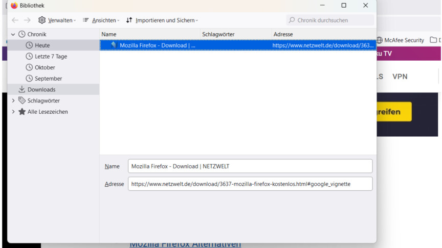 Mozilla Firefox: Sitzungen speichern und Tabs wiederherstellen - so ...