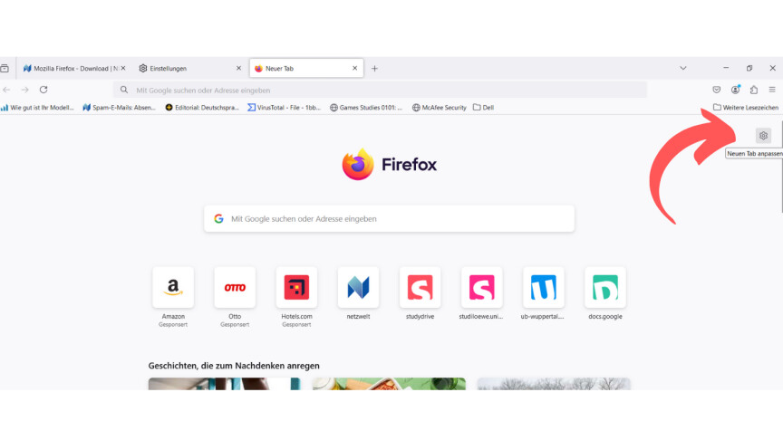 Mozilla Firefox: So ändert ihr die Startseite des Browsers | NETZWELT