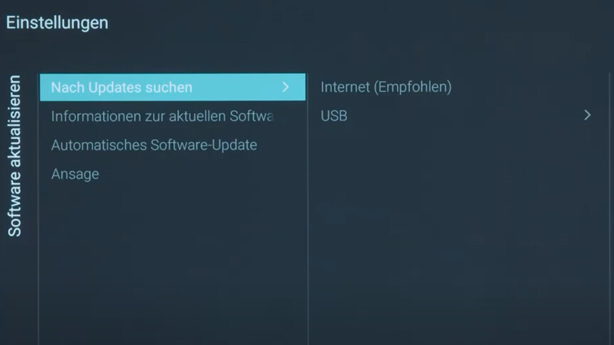 Philips TV: So könnt ihr euer Software-Update manuell durchführen ...