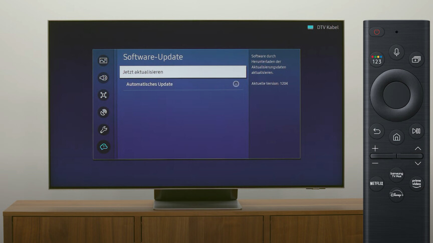 Samsung TV: So könnt ihr Updates installieren und euer System ...
