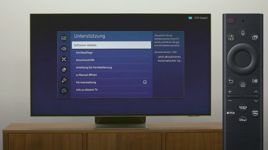 Samsung TV: So könnt ihr Updates installieren und euer System ...